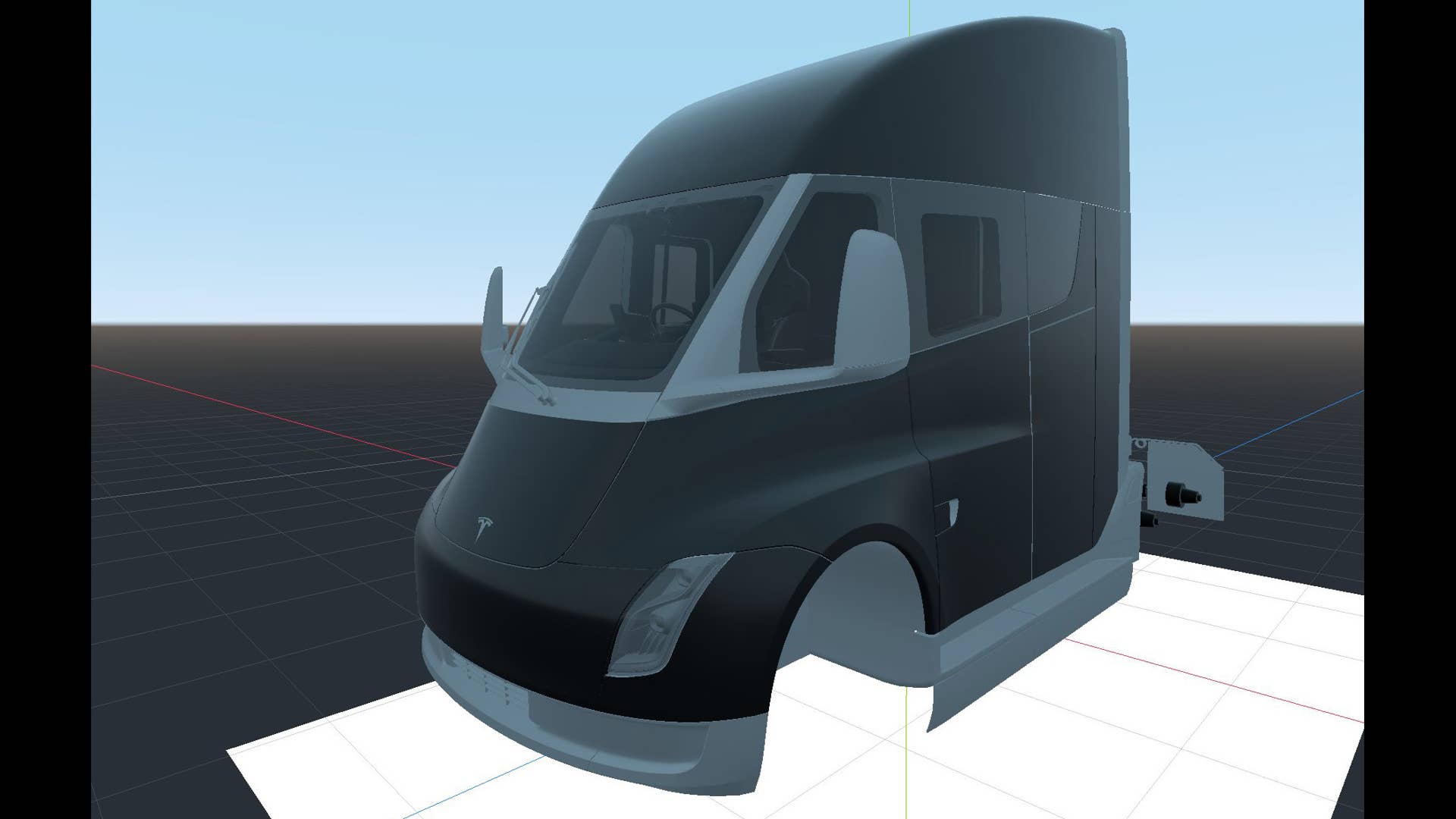 Tesla Semi graphics shows up in the Tesla iOS app - Autoblog