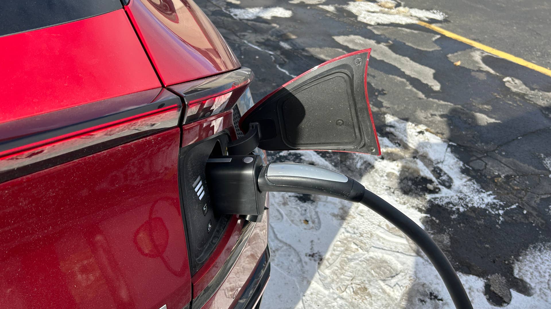 We charged a non-Tesla at a Supercharger. Here's how it went - Autoblog