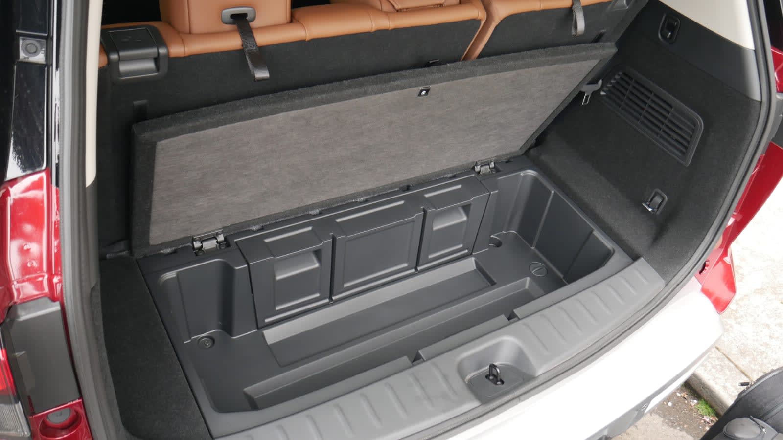Nissan Pathfinder Luggage Test | How much cargo space behind 3rd row ...