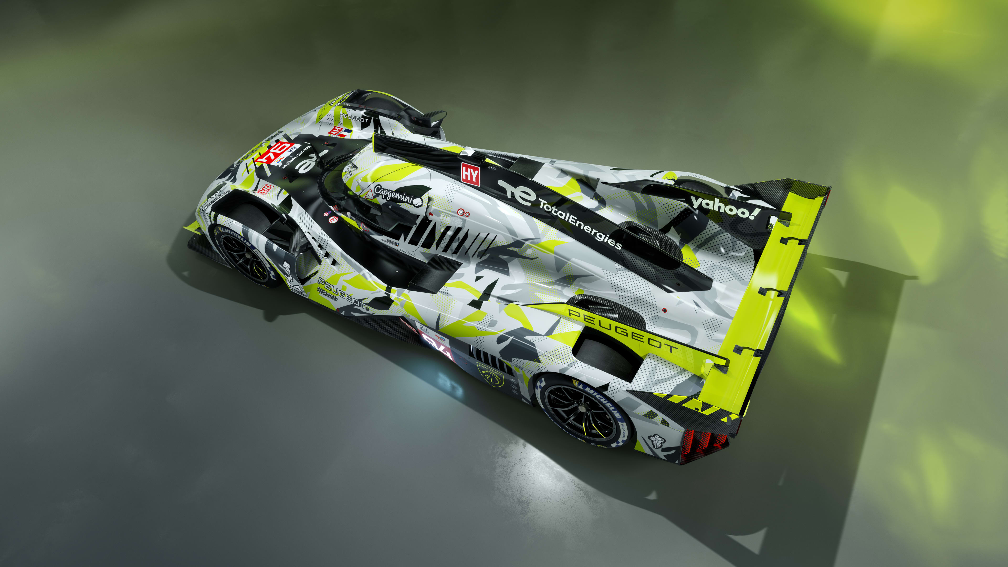 Peugeot 9x8 WEC racer installs a rear wing and a pack-of-lions livery - Autoblog
