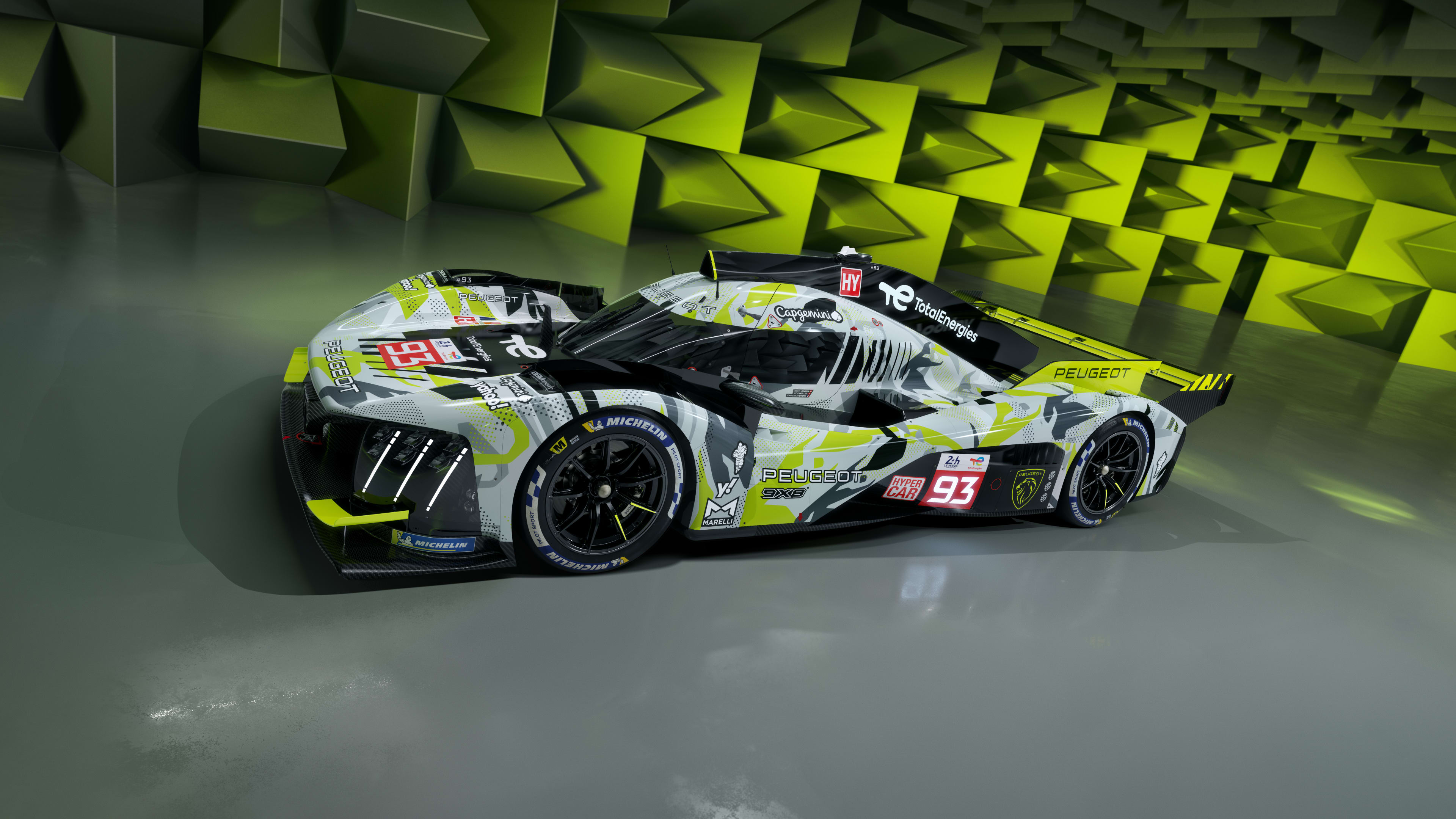 Peugeot 9x8 WEC racer installs a rear wing and a pack-of-lions livery ...