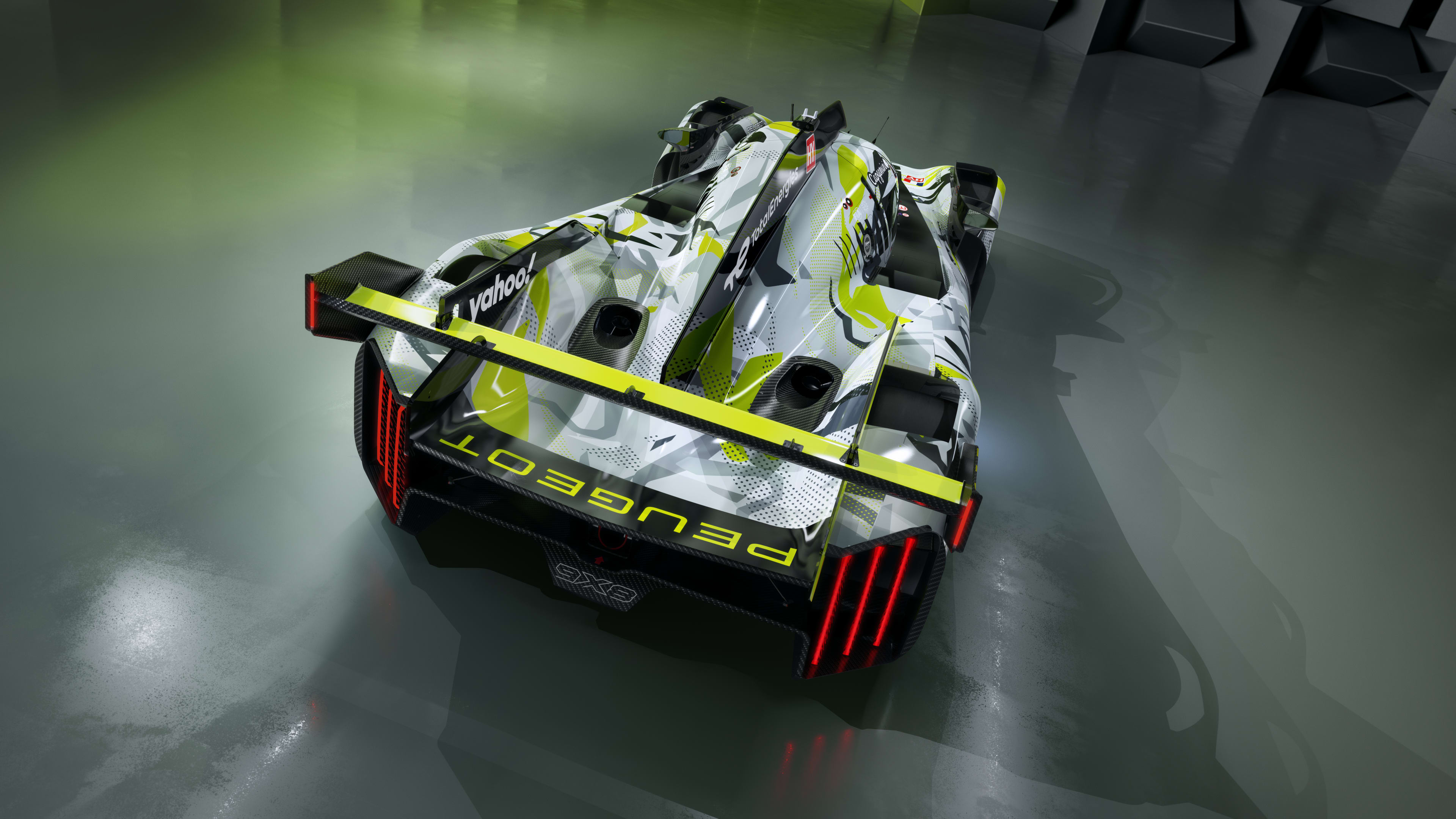 Peugeot 9x8 WEC racer installs a rear wing and a pack-of-lions livery ...