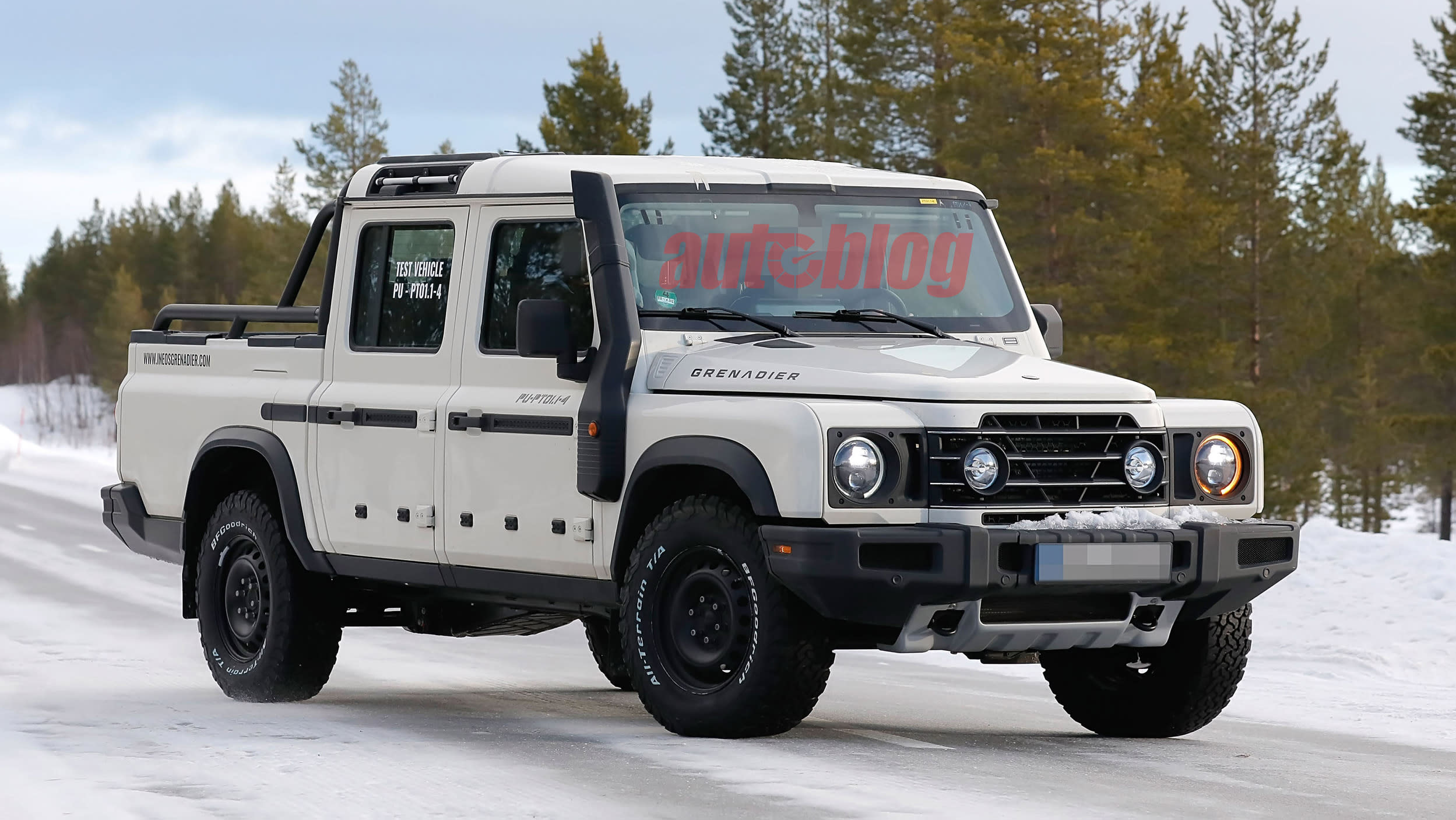Ineos Grenadier pickup spotted testing in Scandinavian spy photos ...