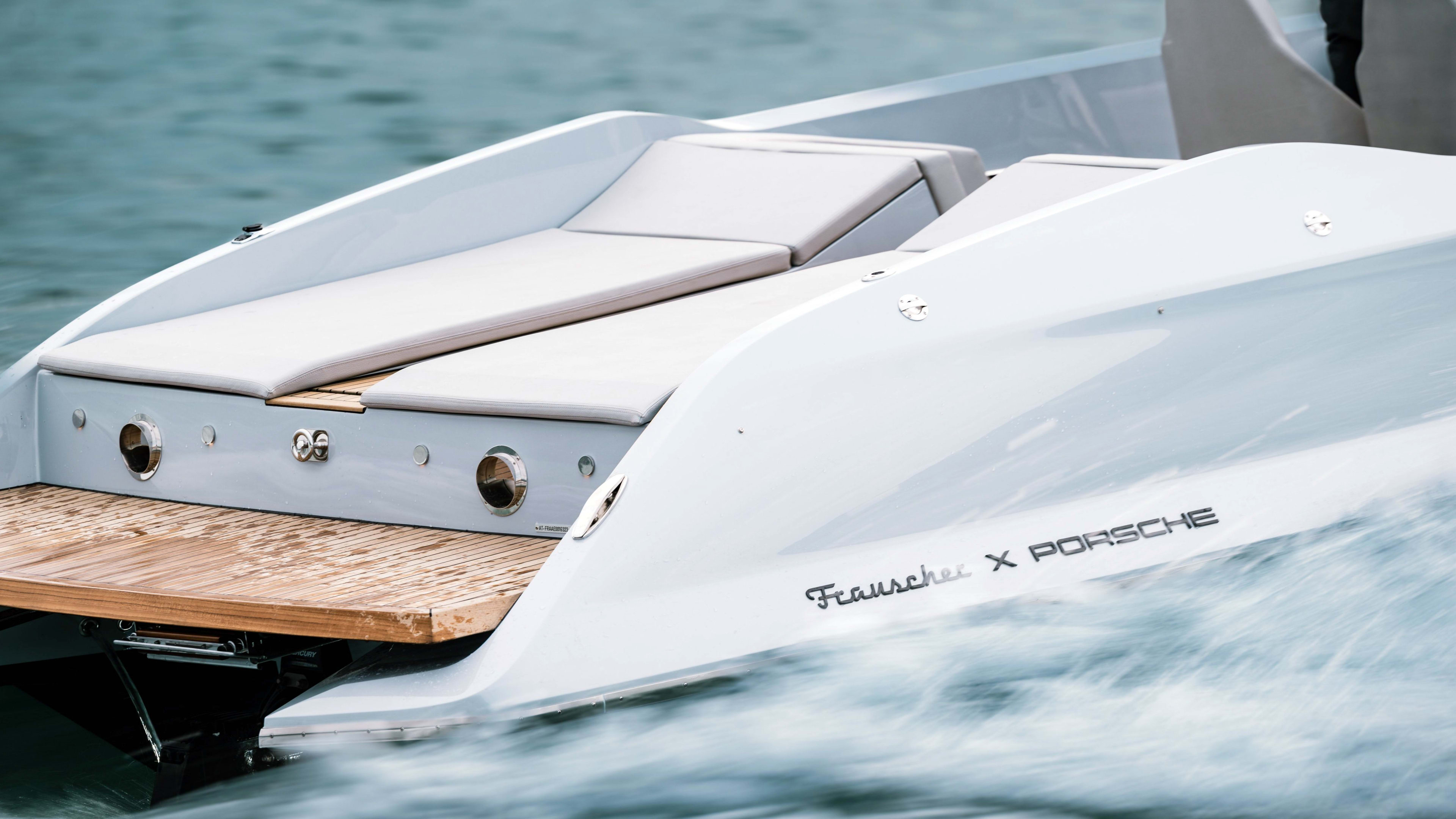 Porsche launches a sleek, $590,000 speedboat with electric Macan power ...