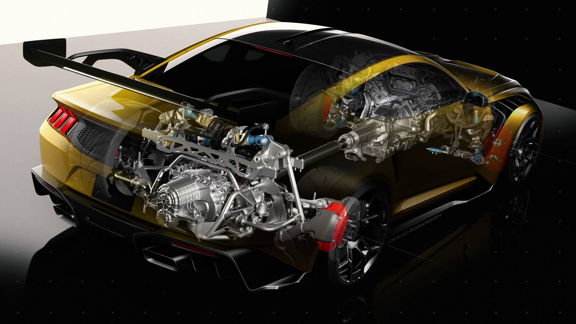 2025 Ford Mustang GTD revealed as a race car for the road — it costs ...