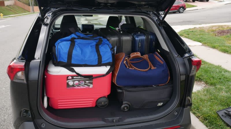 Toyota RAV4 Luggage Test: How much cargo space? - Autoblog