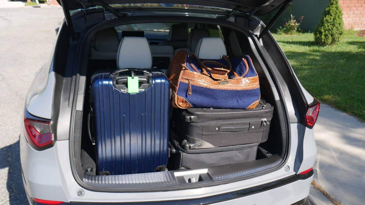 Acura MDX Luggage Test: How much fits behind the third row? - Autoblog