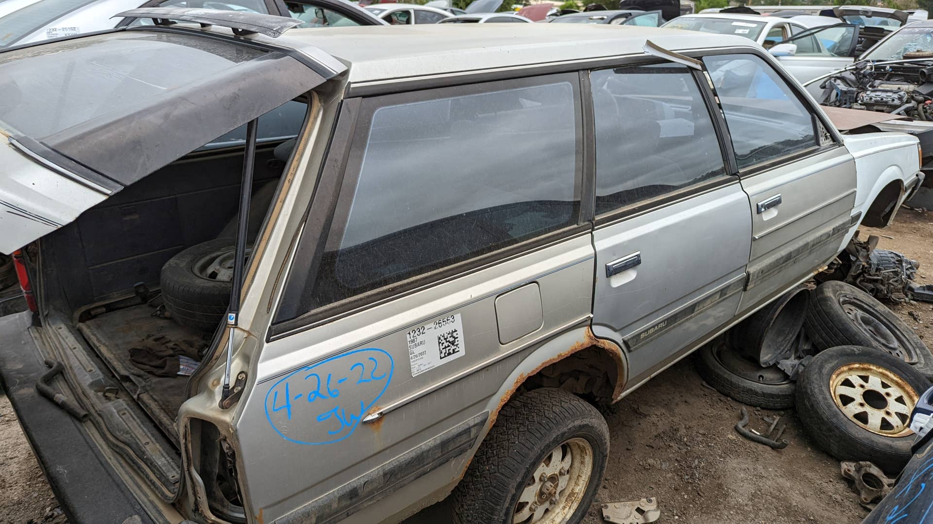 Junkyard Gem: 1987 Subaru GL 4WD Wagon with 324k miles - Autoblog