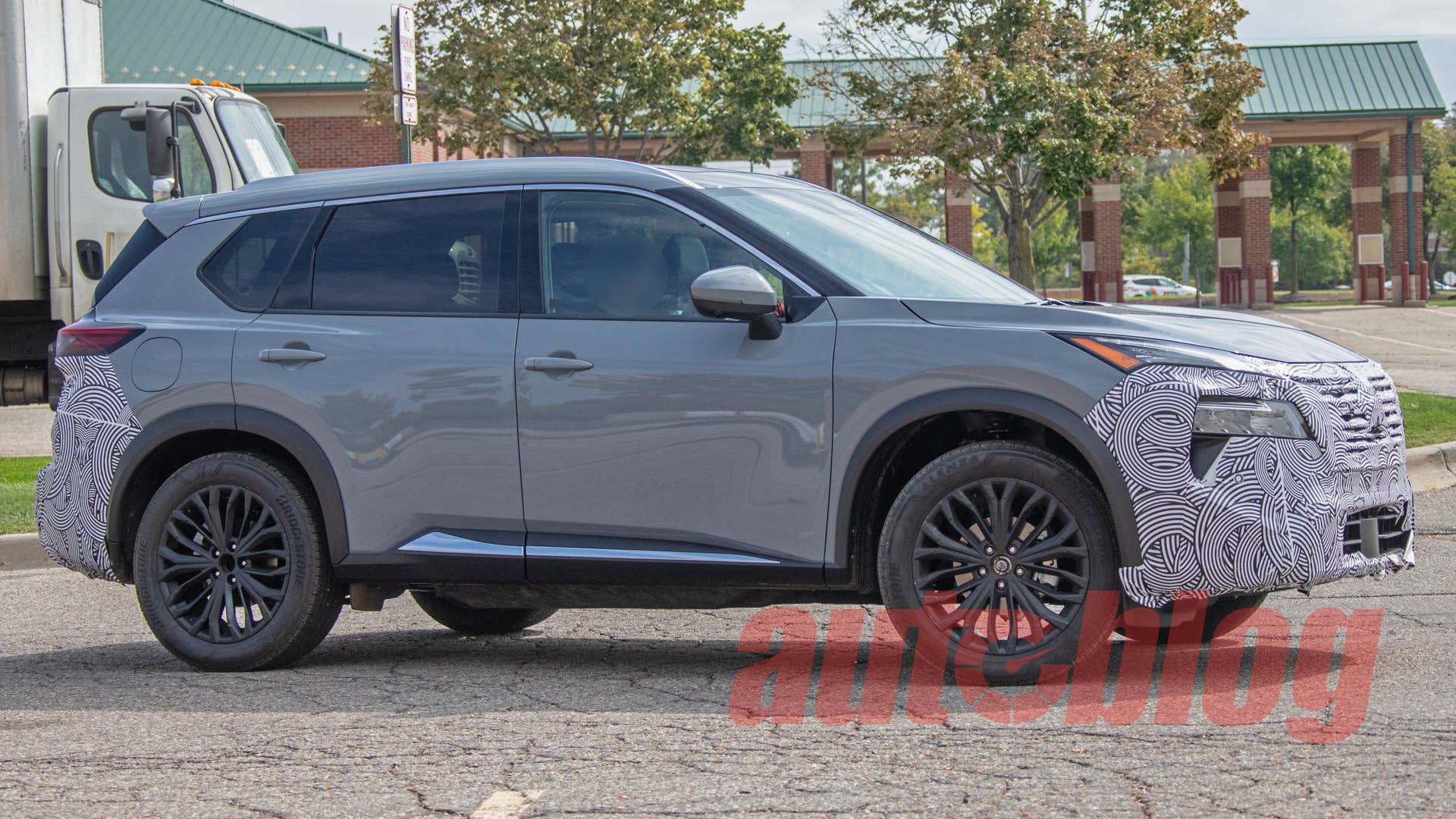 Likely 2025 Nissan Rogue refresh spied inside and out - Autoblog