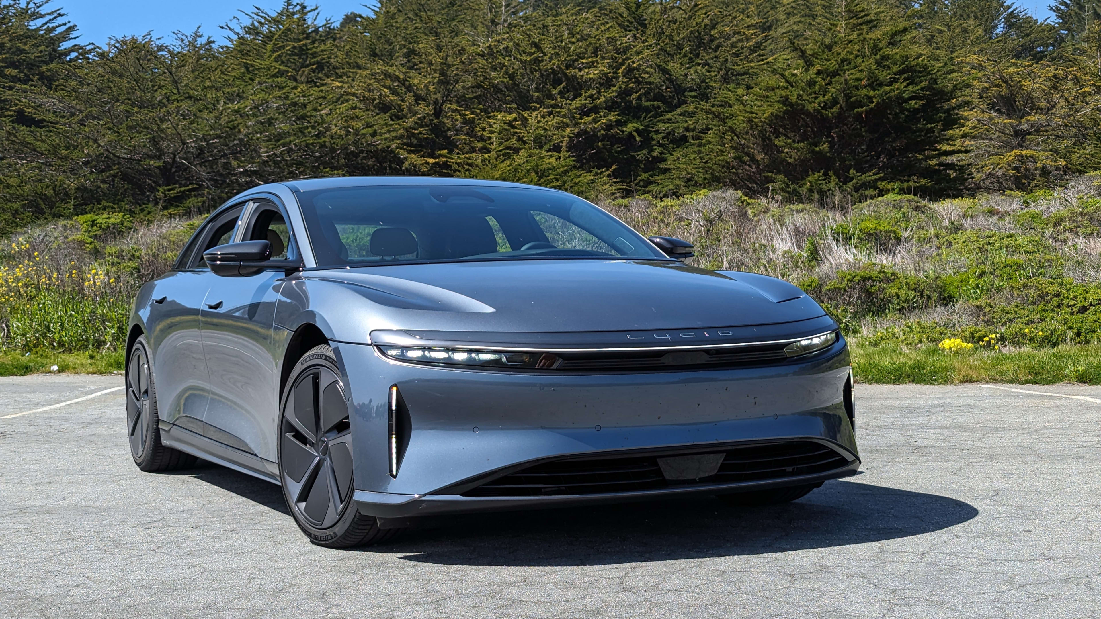 2024 Lucid Air Mega Road Test: We drive 'em all, but cheapest Pure ...