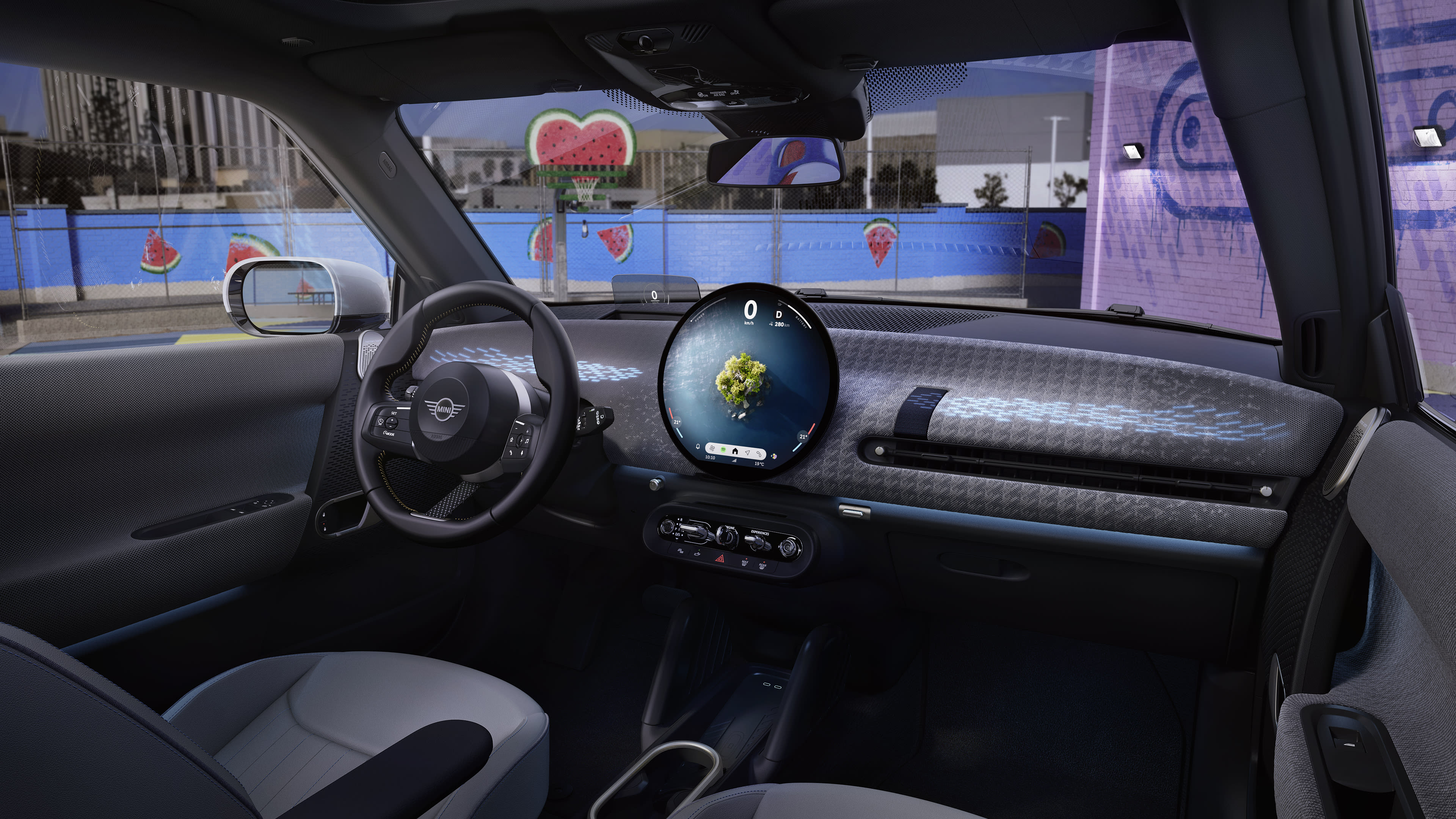2025 Mini Cooper reveals its OLED screen, retro gauges and dog ...