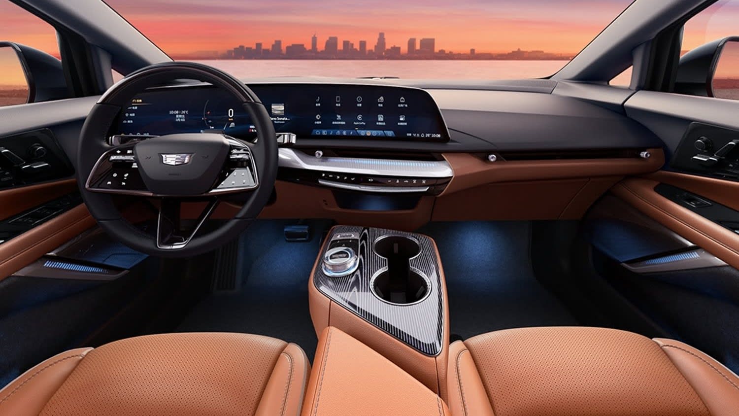 Cadillac Optiq interior revealed before Beijing Auto Show debut - Autoblog