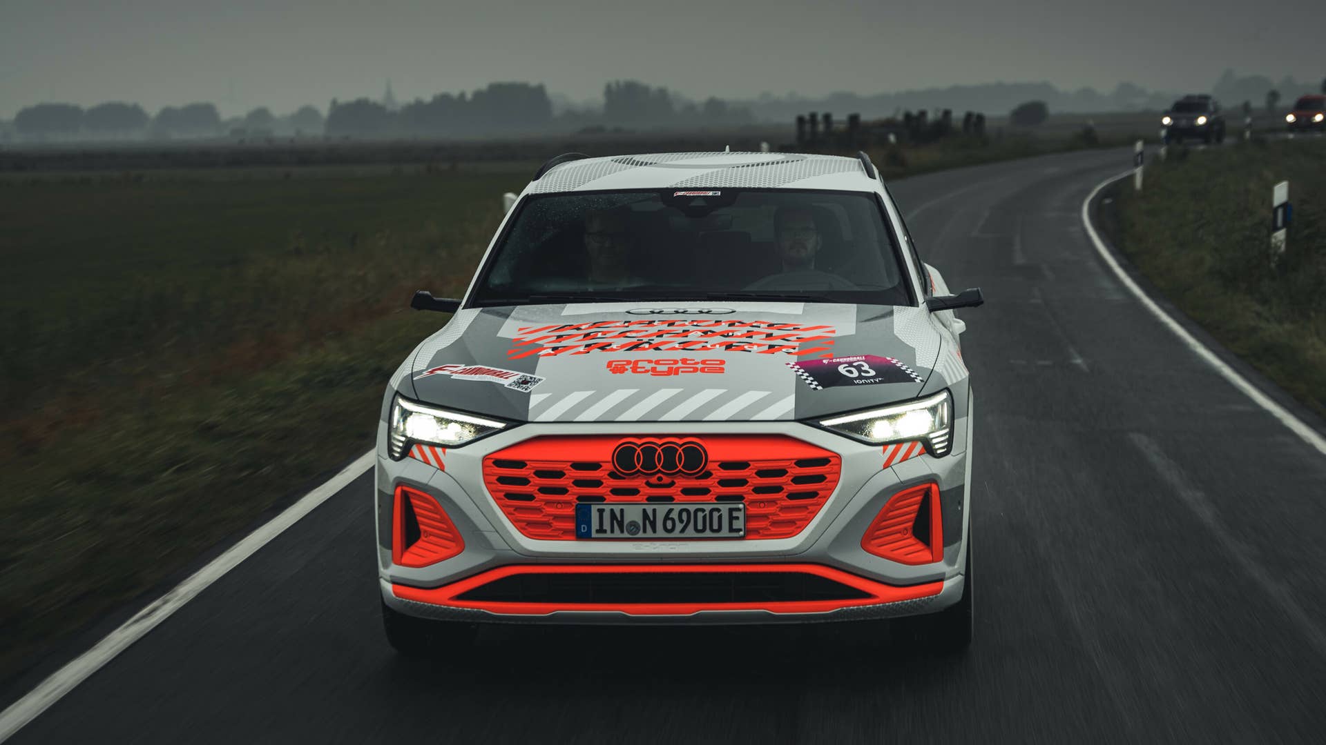 Audi E-Tron possible prototype shows up in electric German rally - Autoblog
