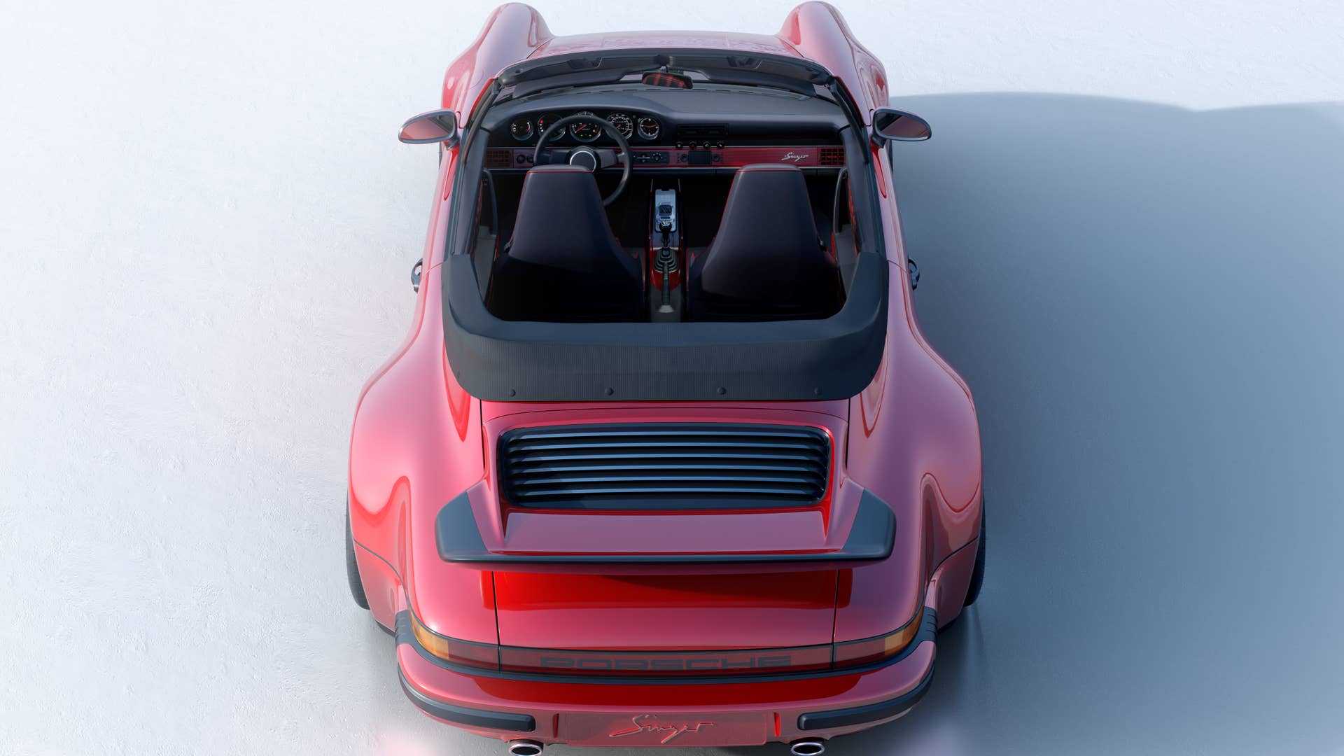 Singer reveals its first Cabriolet with the 911 Turbo Study - Autoblog