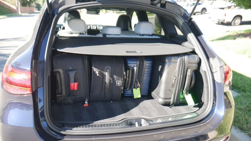 Mercedes-Benz GLC-Class Luggage Test: How much fits in the cargo area ...