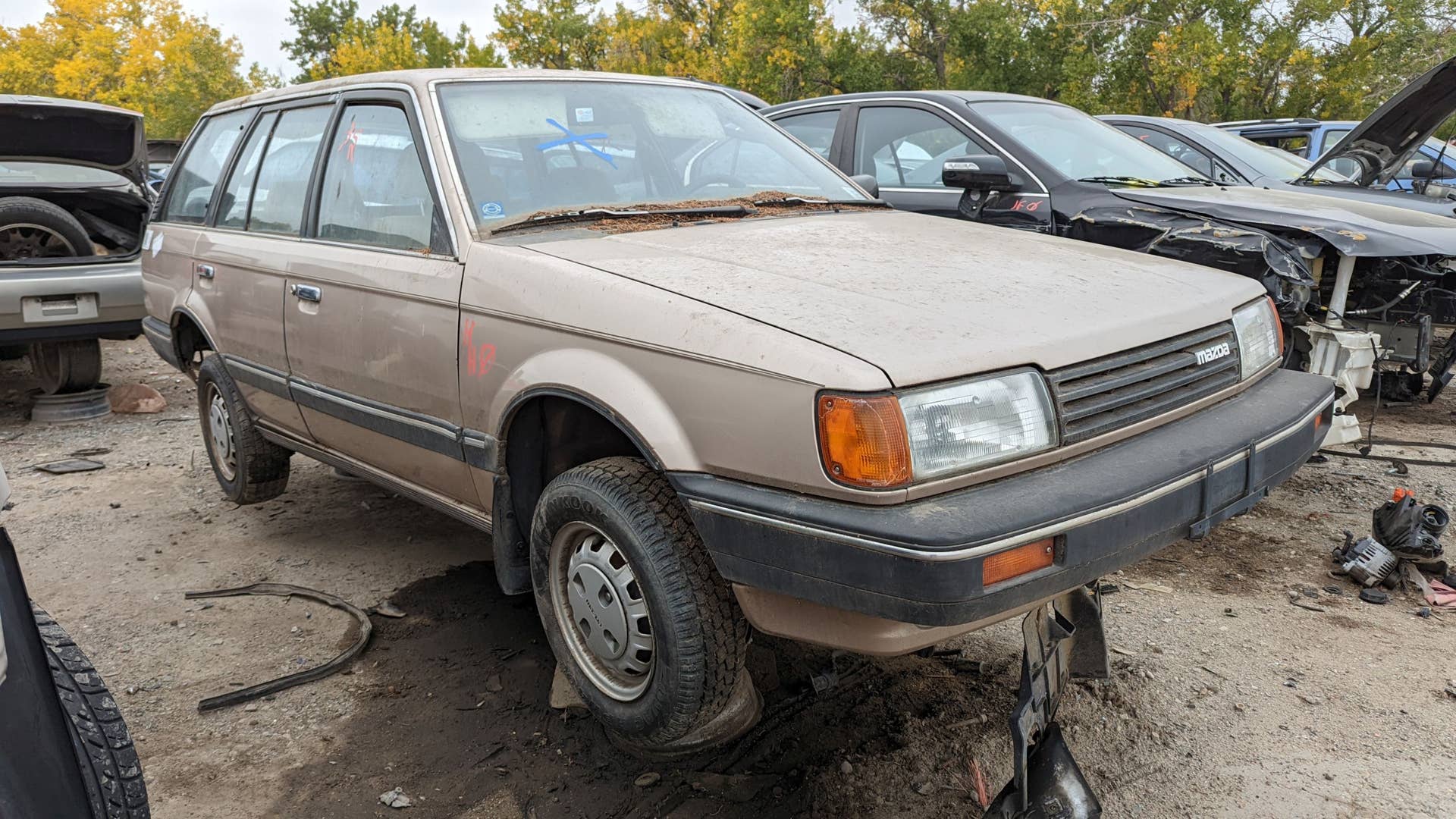 Junkyard Gem: 1987 Mazda 323 DX Wagon - Autoblog