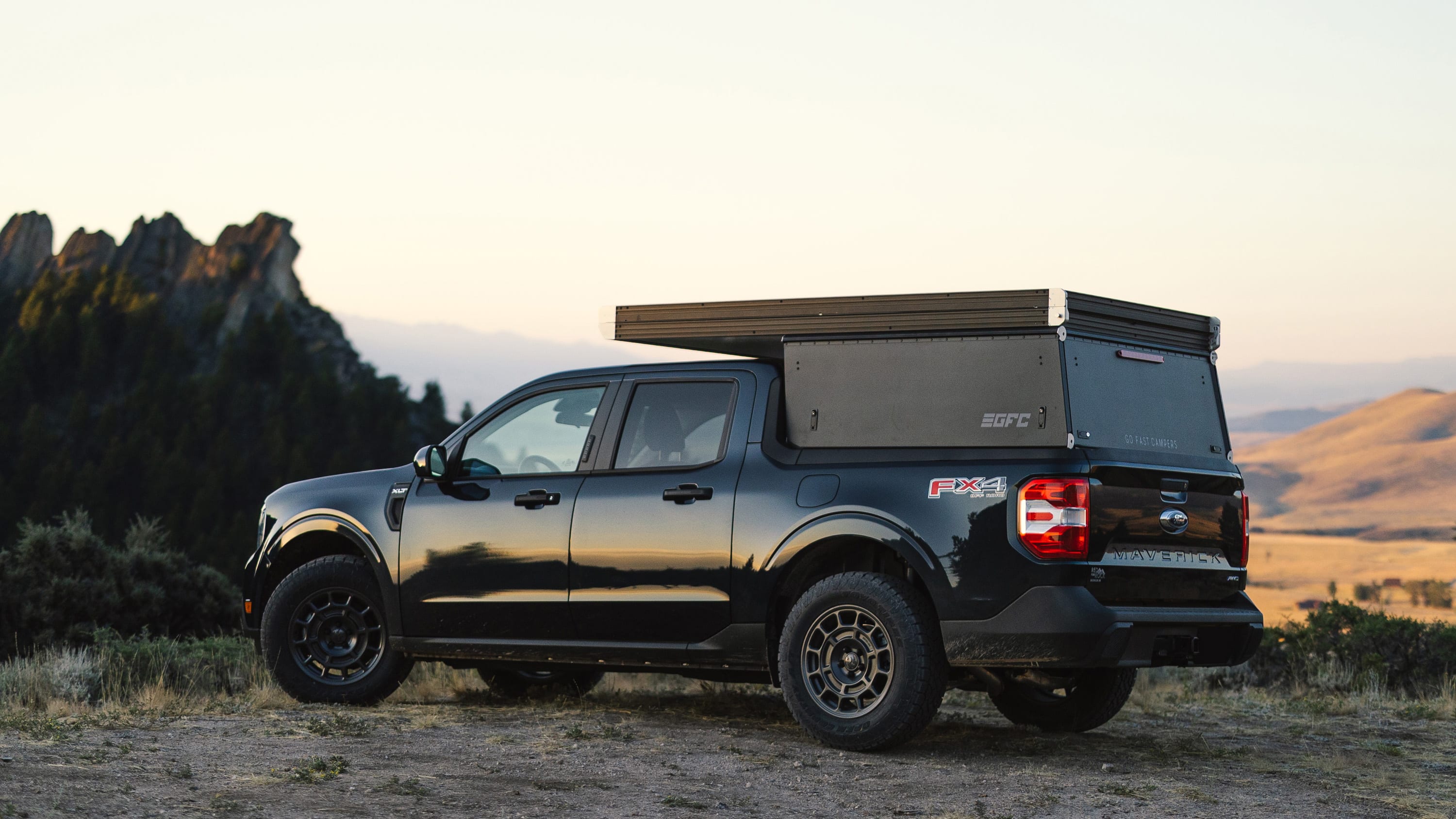 GFC Platform Camper gets the Ford Maverick off the grid