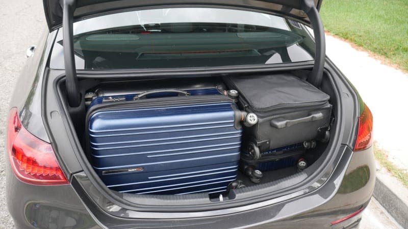 Mercedes-Benz C-Class Luggage Test: How big is the trunk? - Autoblog
