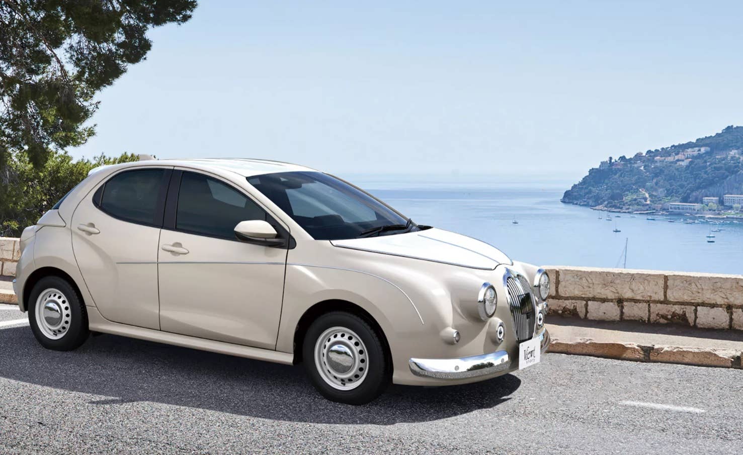 Mitsuoka Viewt Story is a Toyota Yaris-based, Jaguar-inspired hatchback ...