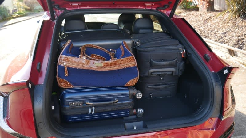 Kia EV6 Luggage Test | How big is the trunk? - Autoblog