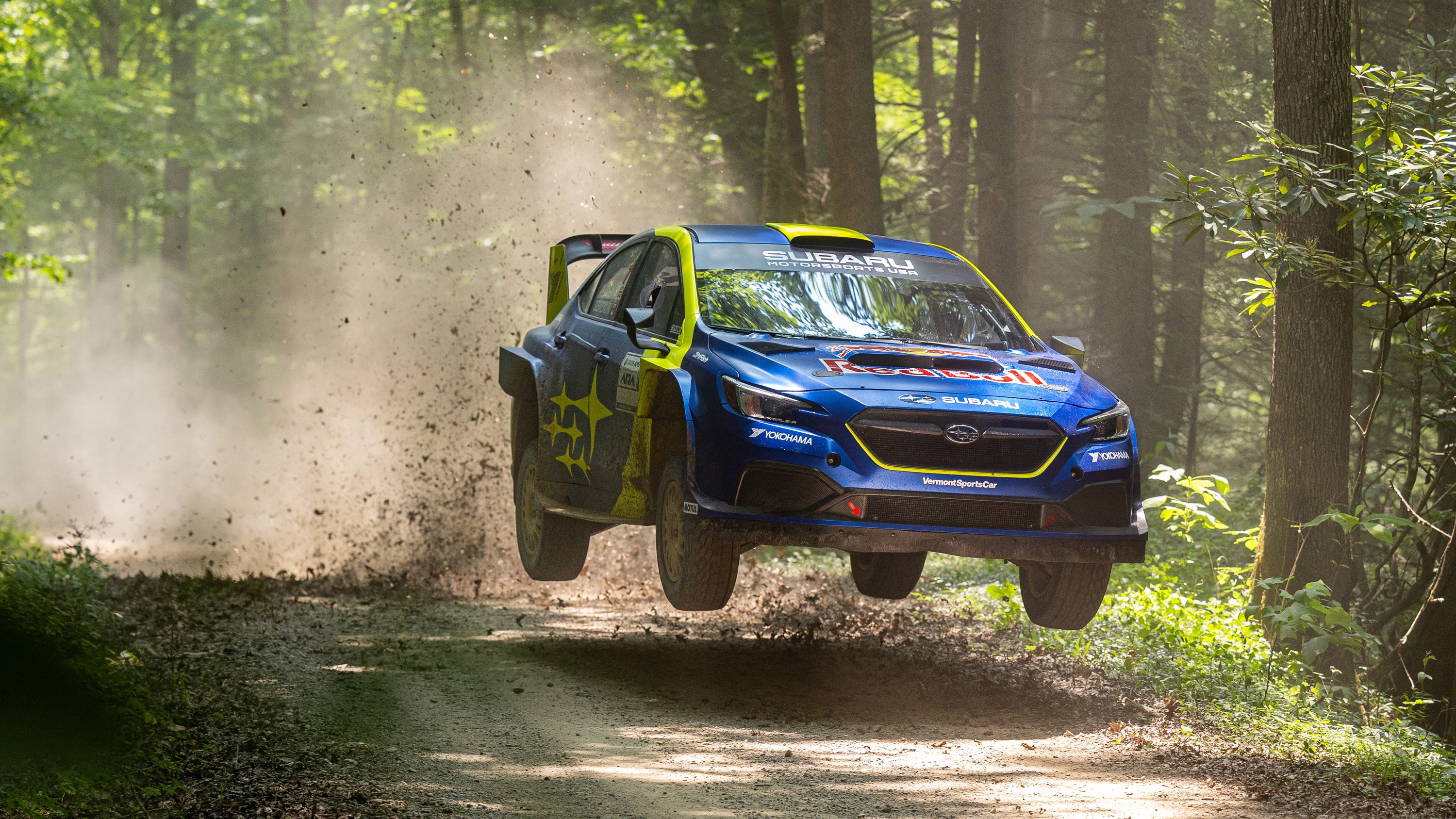 2023 Subaru WRX rally car ready to flick and fly in the American woods