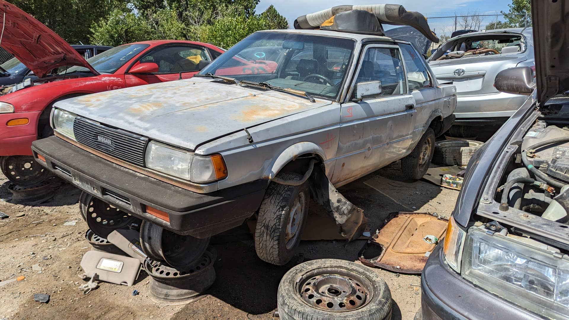 Junkyard Gem: 1990 Nissan Sentra with 440K miles - Autoblog