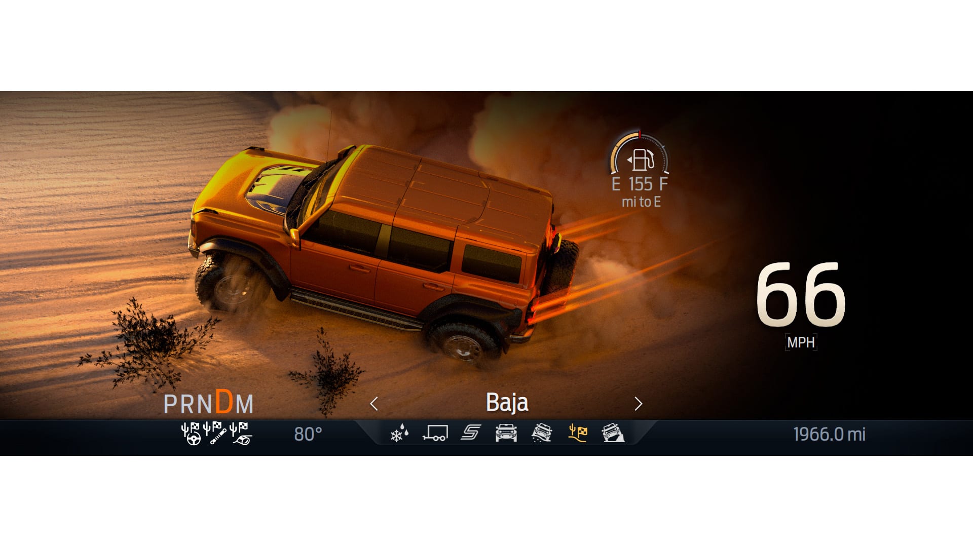 2023 Ford Bronco Raptor's new digital gauge cluster detailed - Autoblog