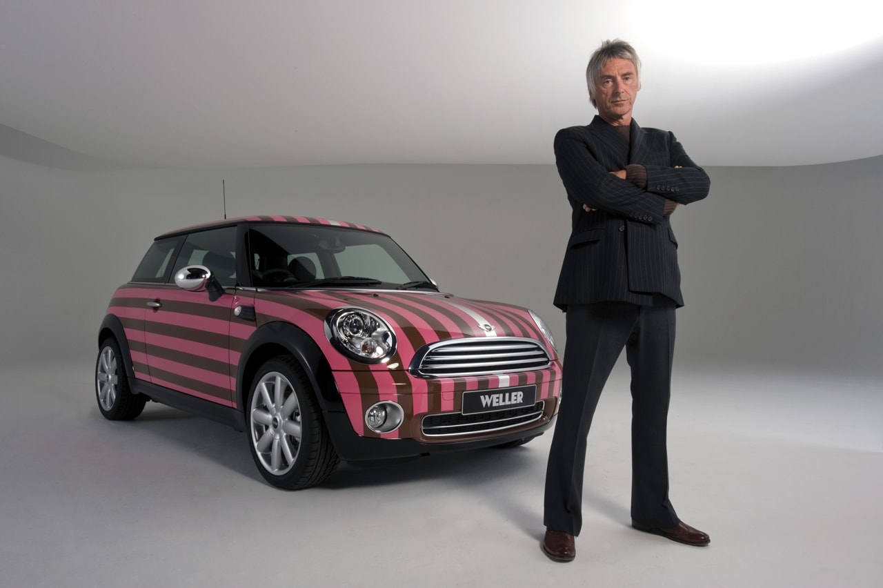 Paul "The Modfather" Weller designs unique Mini for charity auction ...