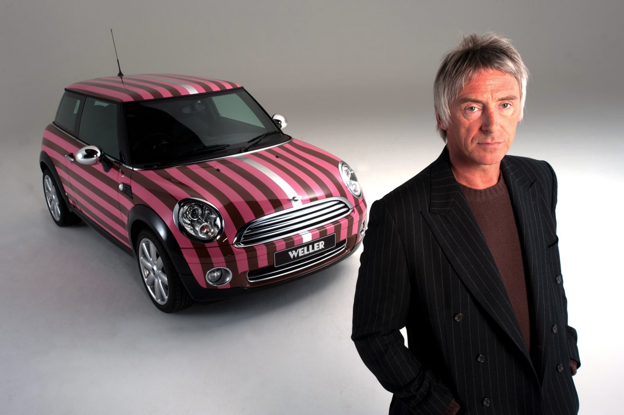 Paul "The Modfather" Weller designs unique Mini for charity auction ...