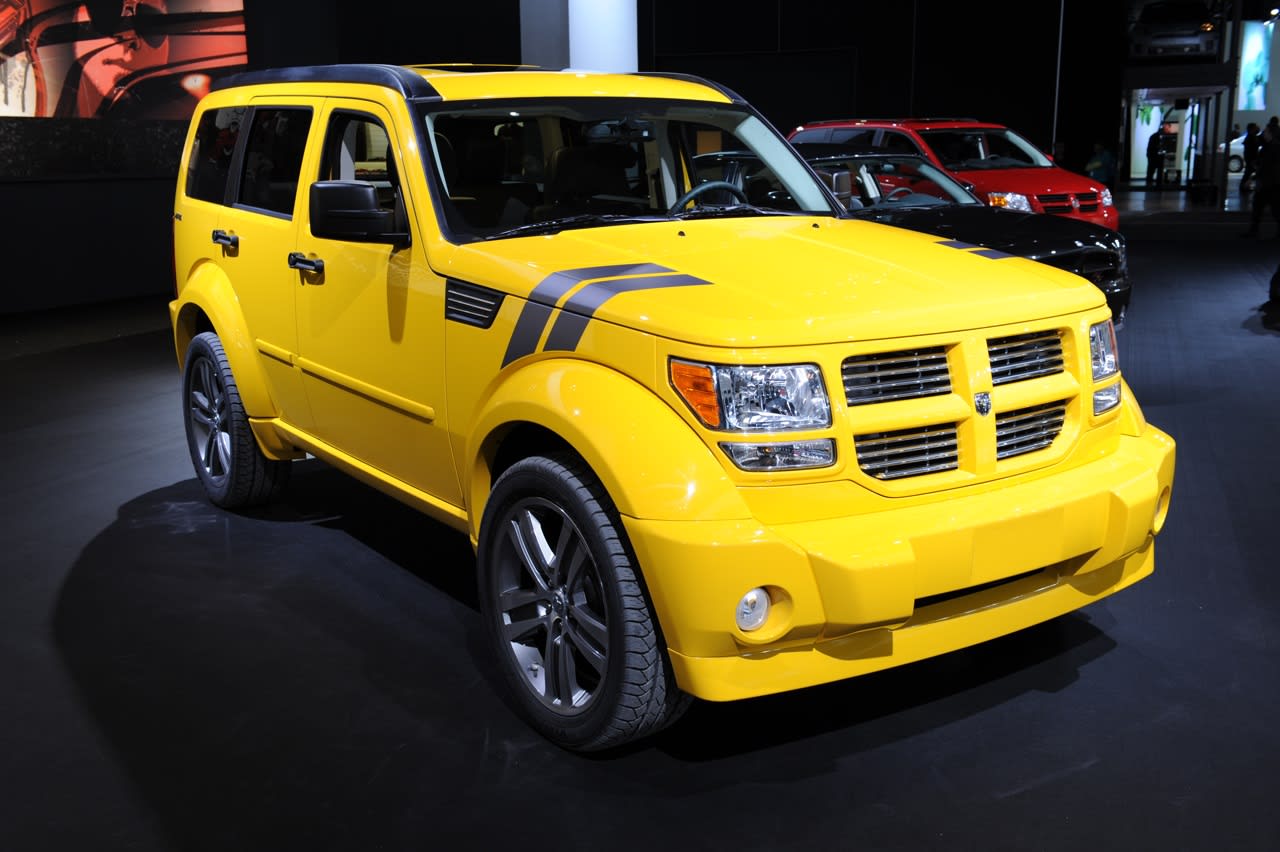 Detroit 2010: Dodge Nitro Detonator is massively yellow - Autoblog