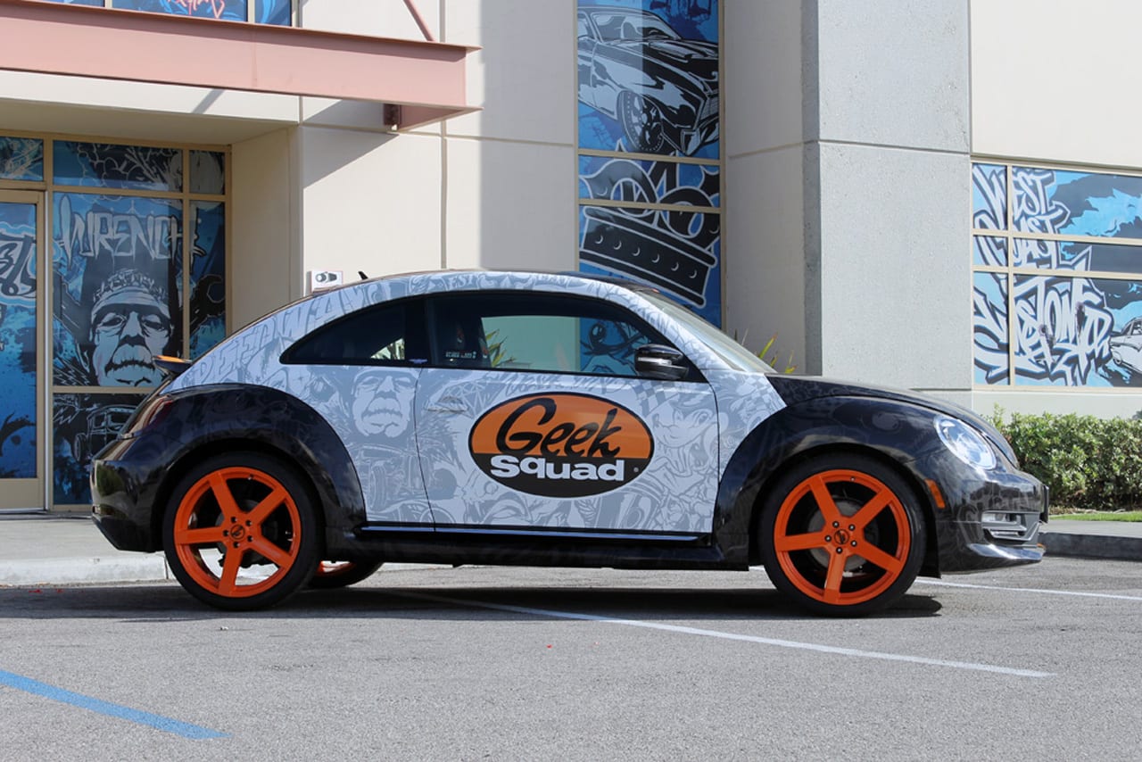 Geek Squad's famous Beetle gets updated courtesy of West Coast Customs ...