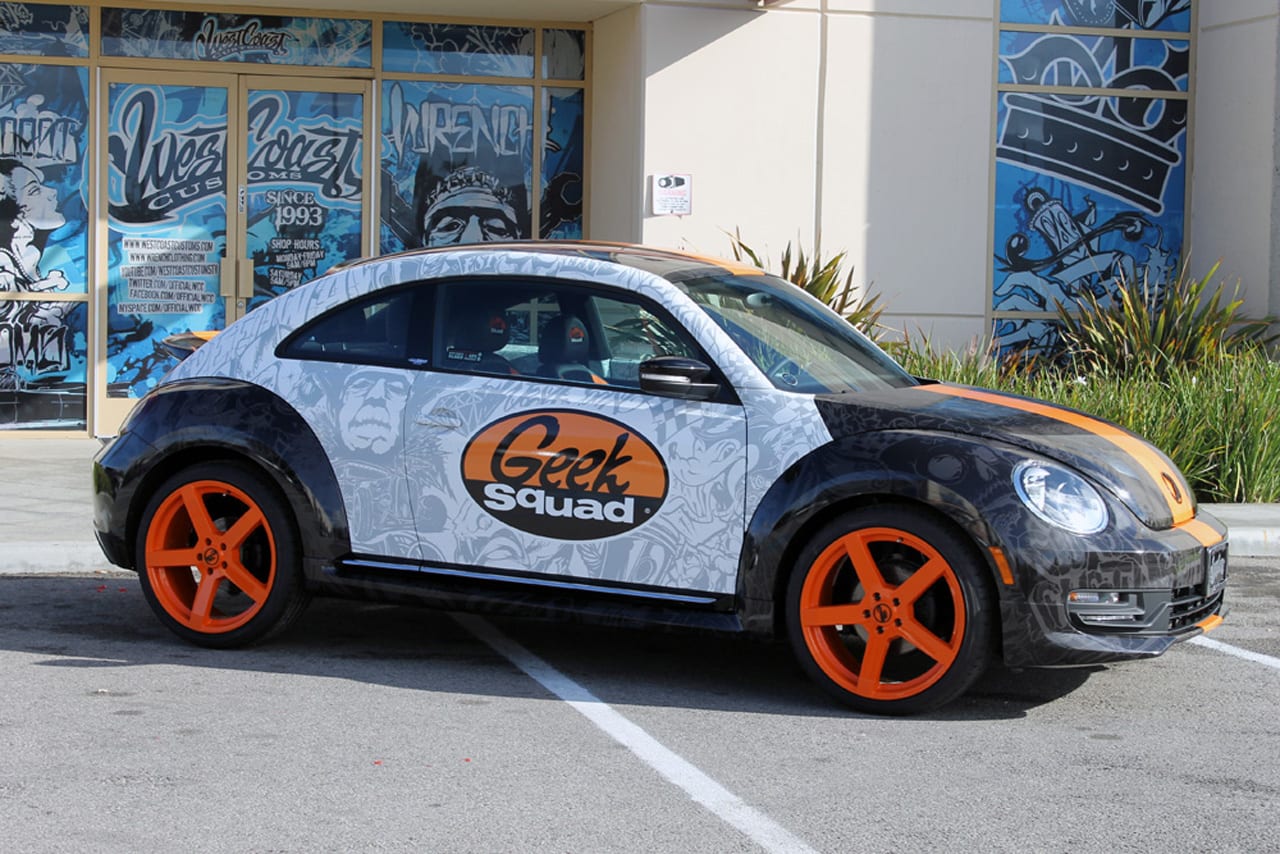 Geek Squad's famous Beetle gets updated courtesy of West Coast Customs ...