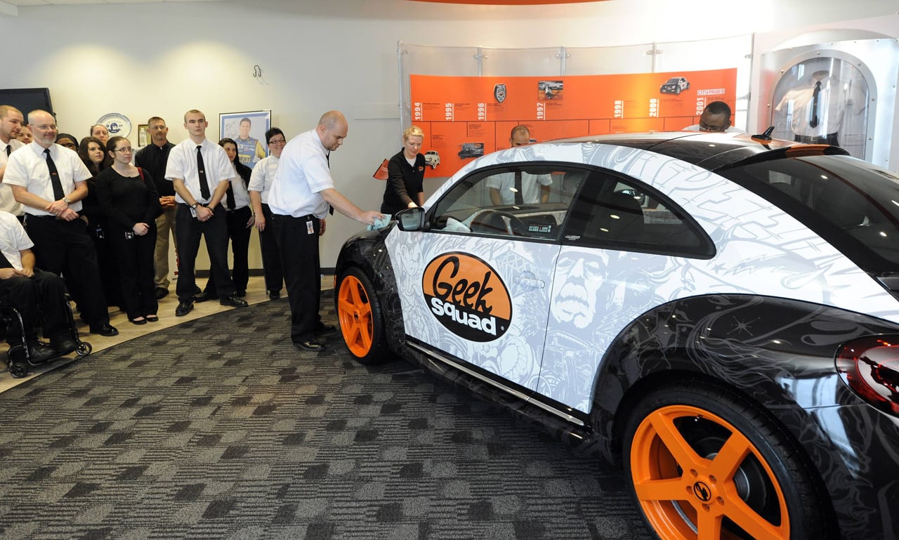 Geek Squad's famous Beetle gets updated courtesy of West Coast Customs ...