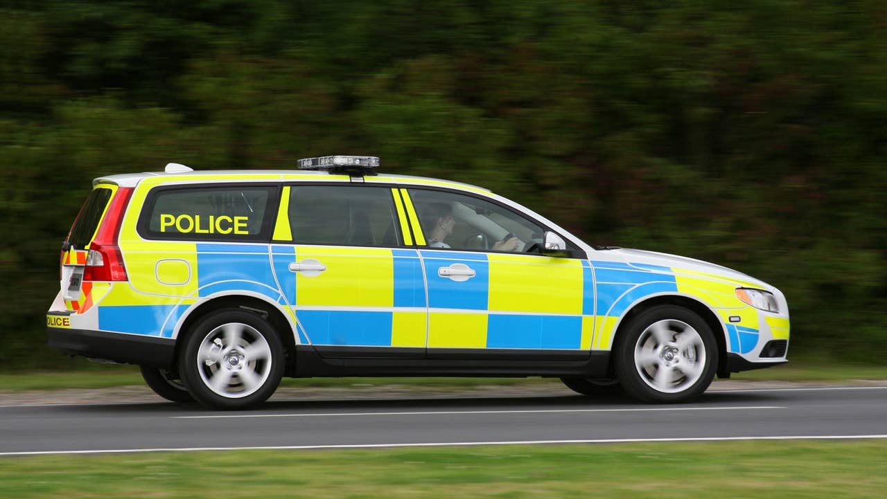 New Volvo V70 Police Car debuts in UK - Autoblog