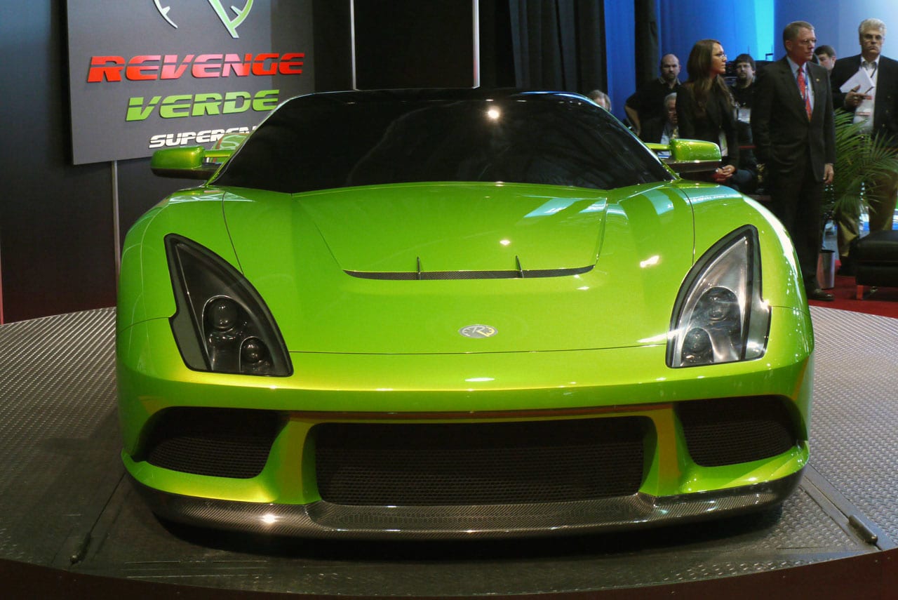 Detroit 2010: Revenge Verde Supercar adds mean to its green - Autoblog
