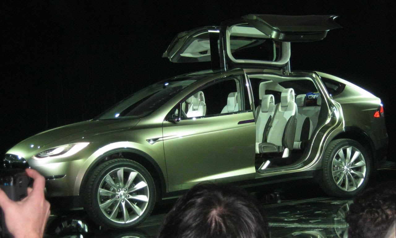 More on Tesla Model X crossover EV unveiled, set for late '13 launch