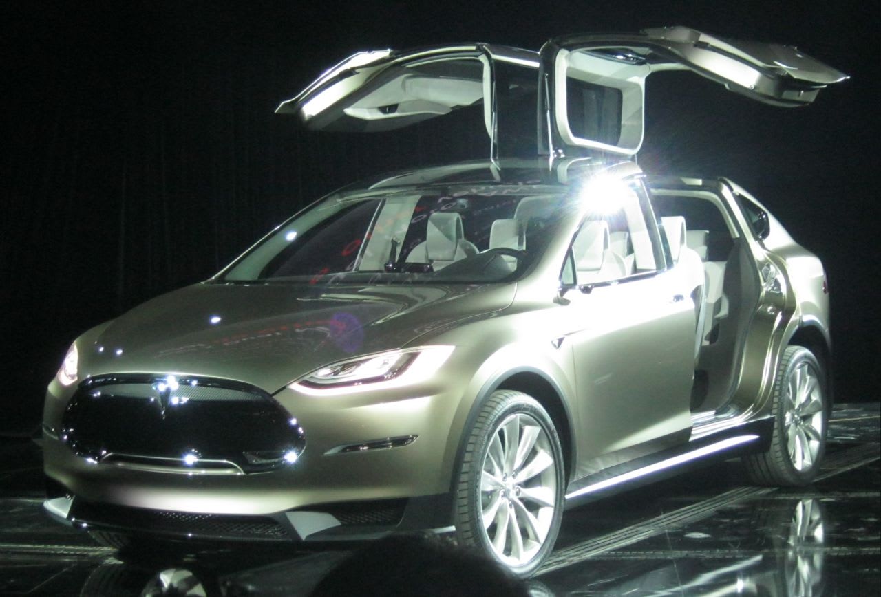More on Tesla Model X crossover EV unveiled, set for late '13 launch