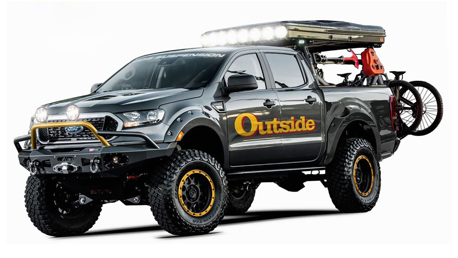 Ford Maverick leads automaker's selection of souped-up SEMA trucks ...