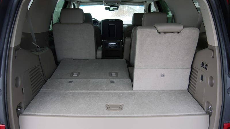 Chevy Tahoe Luggage Test | How much fits behind the third row? - Autoblog