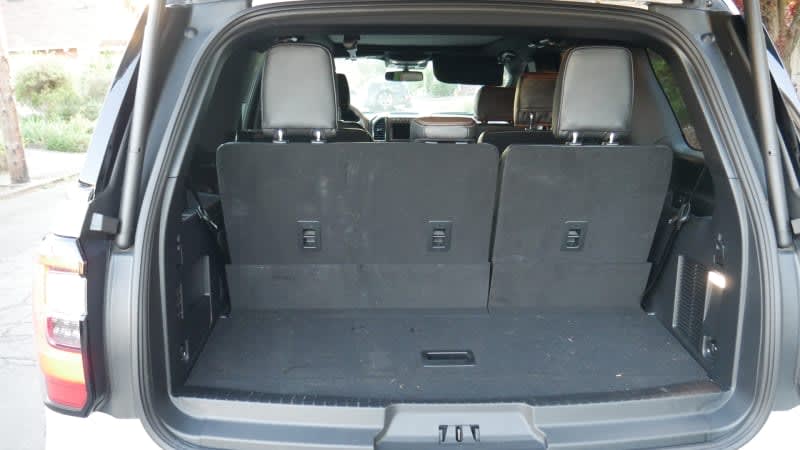 Chevy Tahoe Luggage Test | How much fits behind the third row? - Autoblog