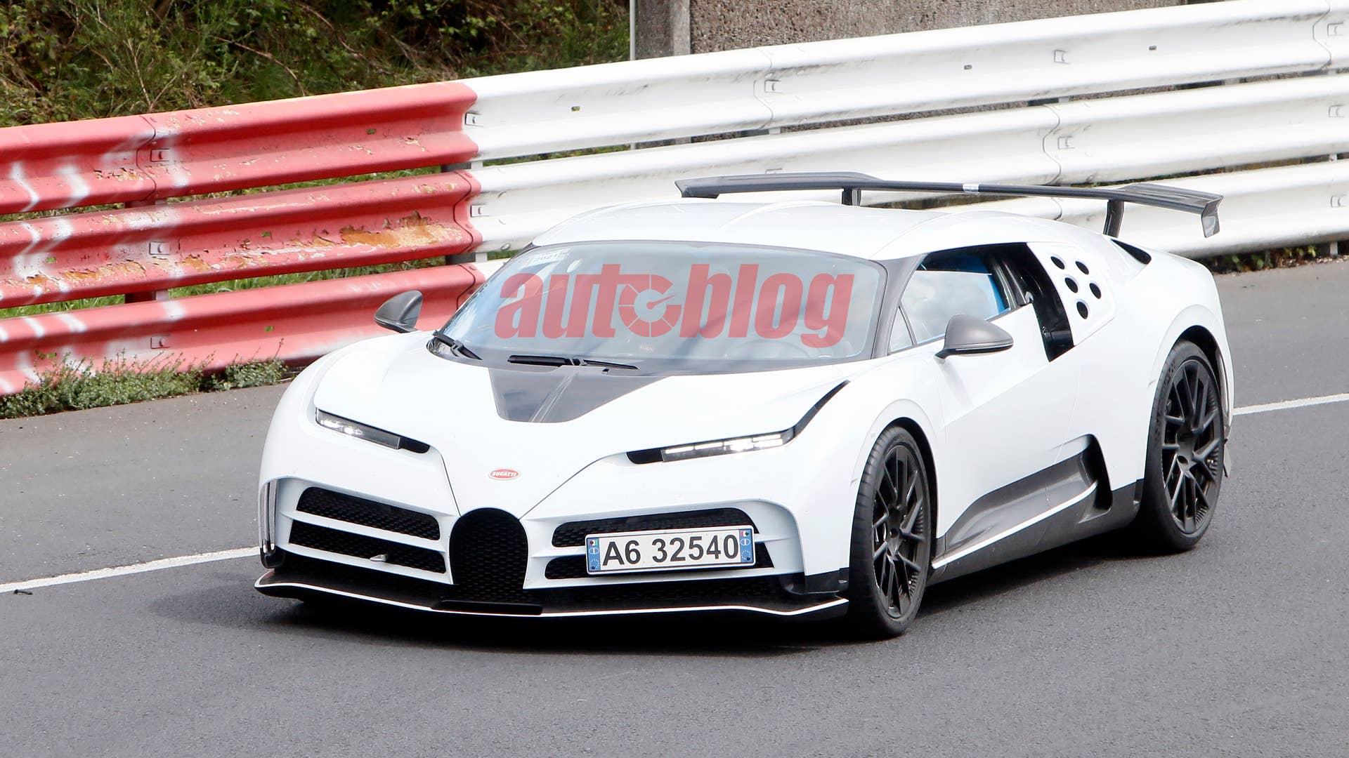 Bugatti Centodieci prototype caught running the 'Ring in new spy photos