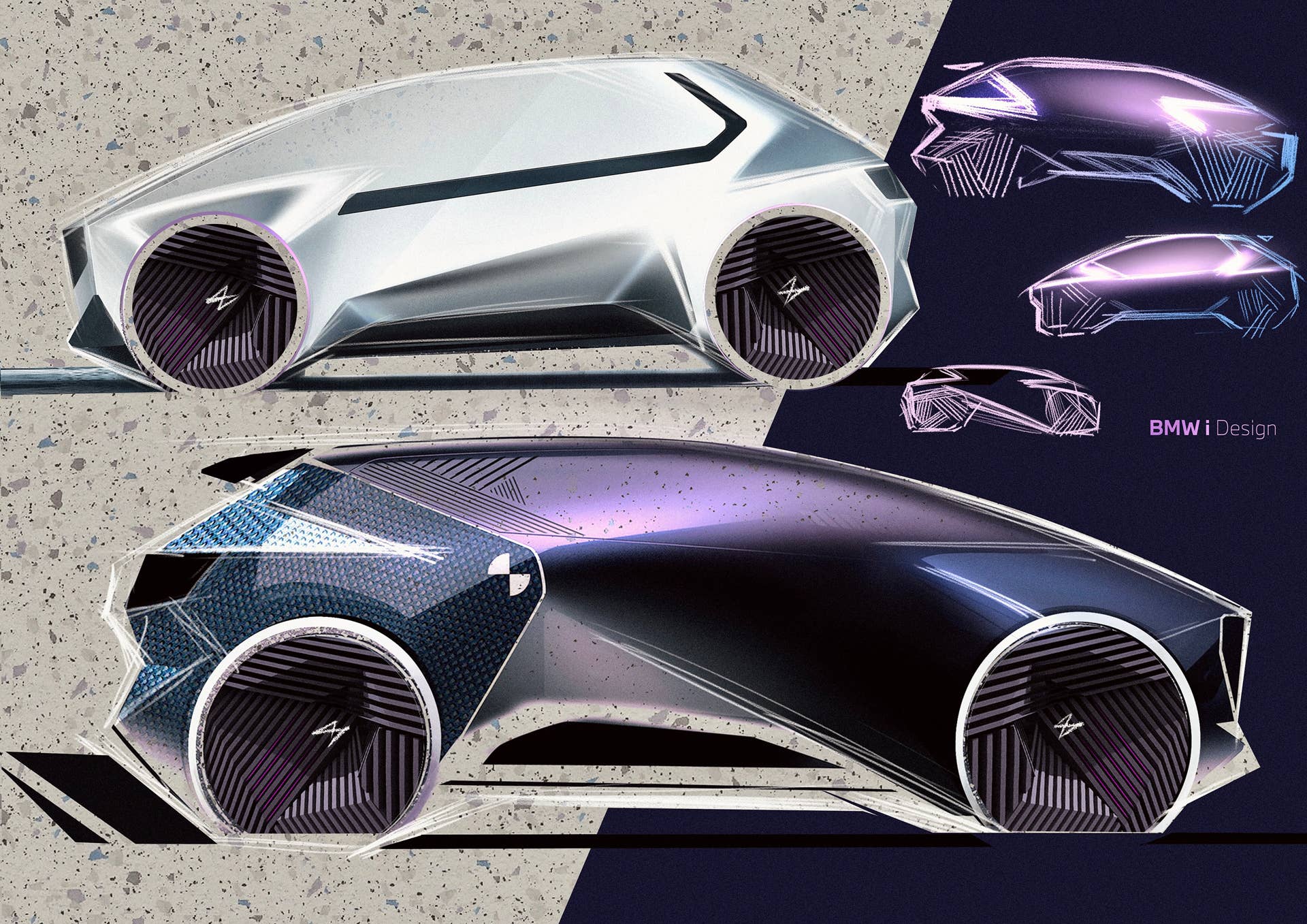BMW i Vision Circular is a 100% recycled and recyclable hatch - Autoblog