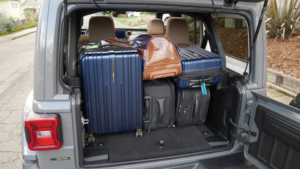 Jeep Wrangler Luggage Test | How much cargo space? - Autoblog