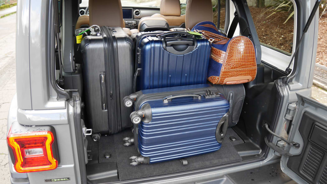 Jeep Wrangler Luggage Test | How much cargo space? - Autoblog