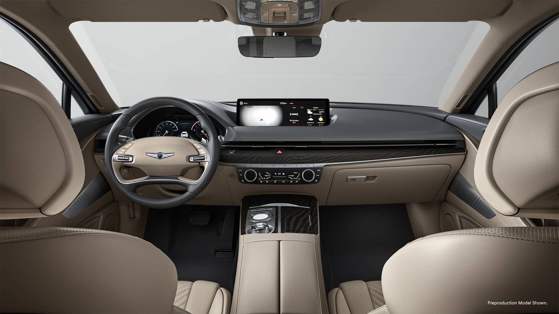 2021 Genesis G80 interior looks spectacular in its many colors - Autoblog