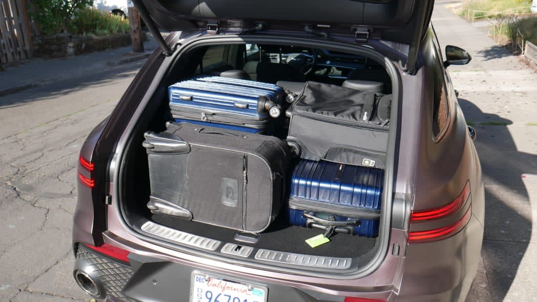 Genesis GV70 Luggage Test | How much cargo space? - Autoblog
