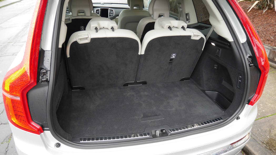 Volvo XC90 Luggage Test | How much fits behind the third row? - Autoblog