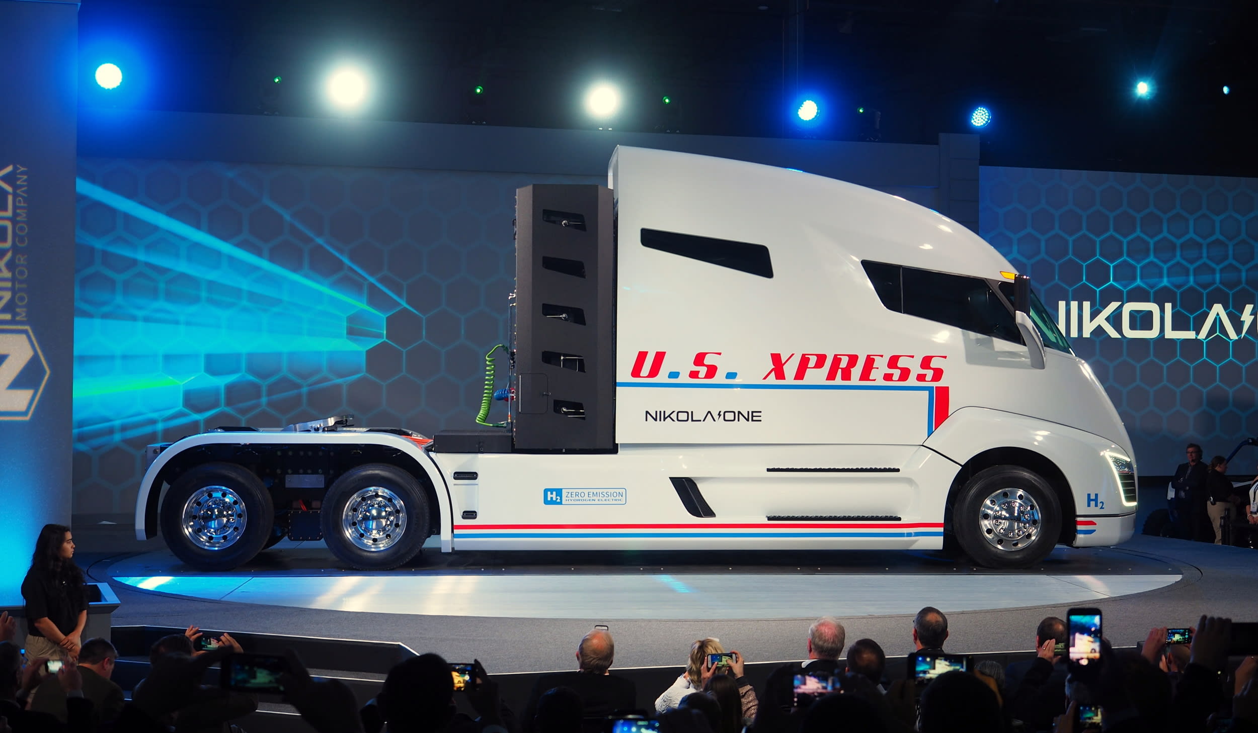 Nikola One hydrogen-powered semi is tall, different and zero-emission
