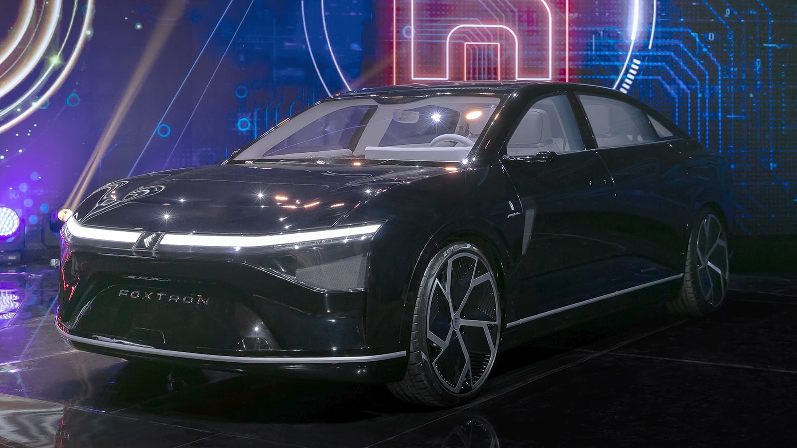 Foxconn reveals electric SUV, sedan, bus under the Foxtron name - Autoblog