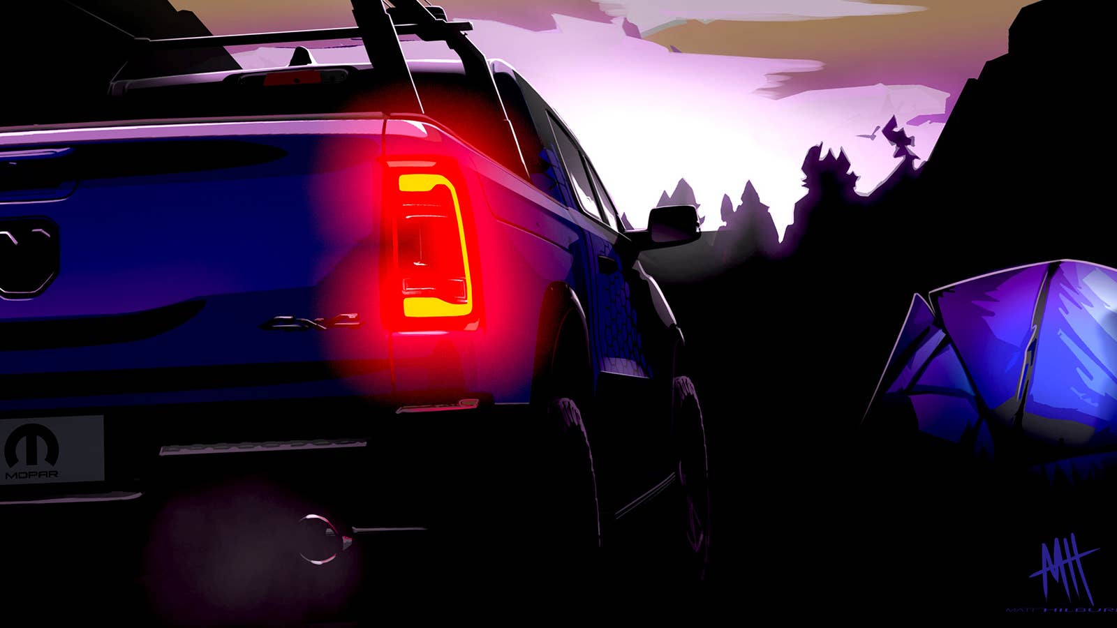 Jeep, Ram tease SEMA builds, and one looks like a Ram 1500 TRX PHEV ...